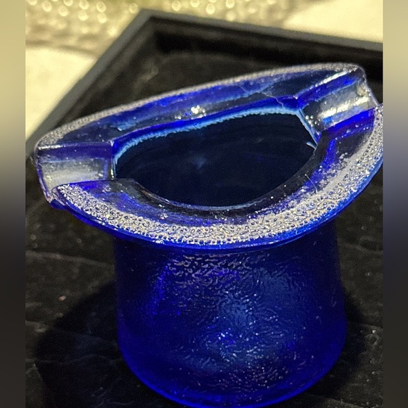 Accents | Vtg Covalt Blue Top Hat Ashtray | Poshmark